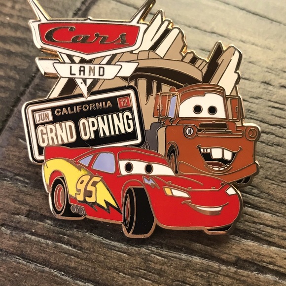 Disney | Other | Pixar Cars Land California Grand Opening Pin | Poshmark